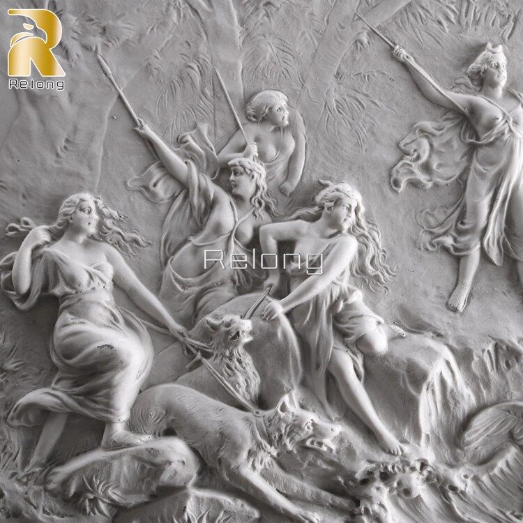 Catholic Marble Relief Sculpture - Relong Art Sculpture