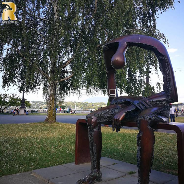 Bronze Melancholy Statue Replica - Relong Art Sculpture