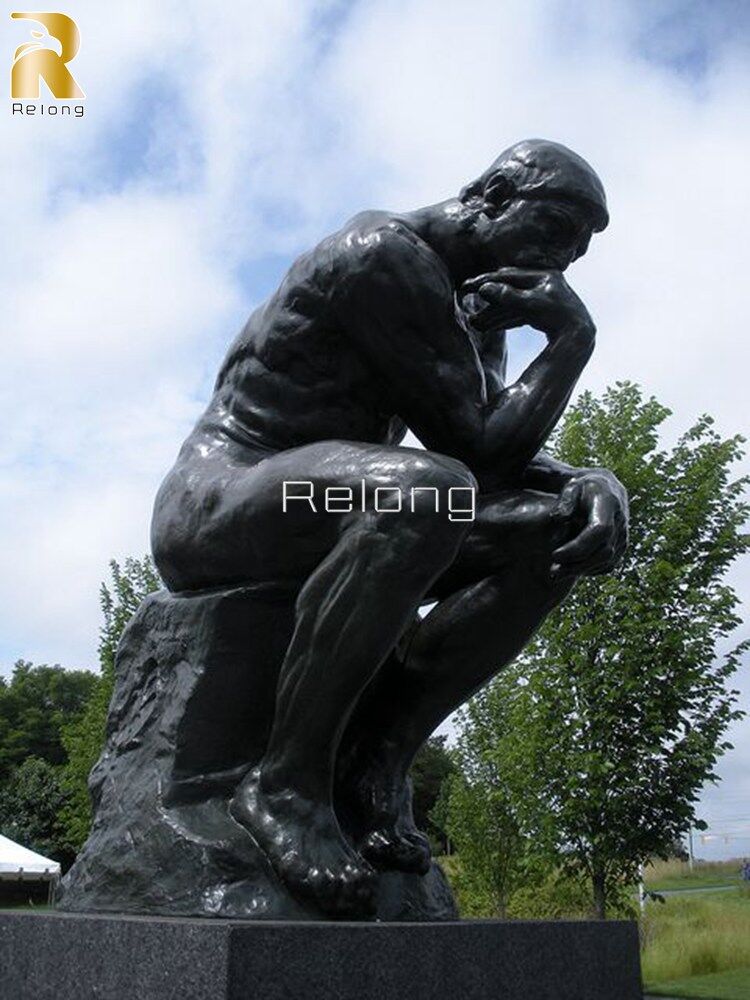 Bronze the Thinker Statue By Auguste Rodin - Relong Art Sculpture