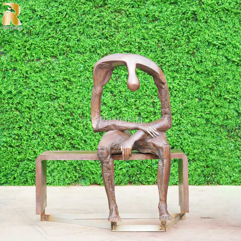 Bronze Melancholy Statue Replica - Relong Art Sculpture