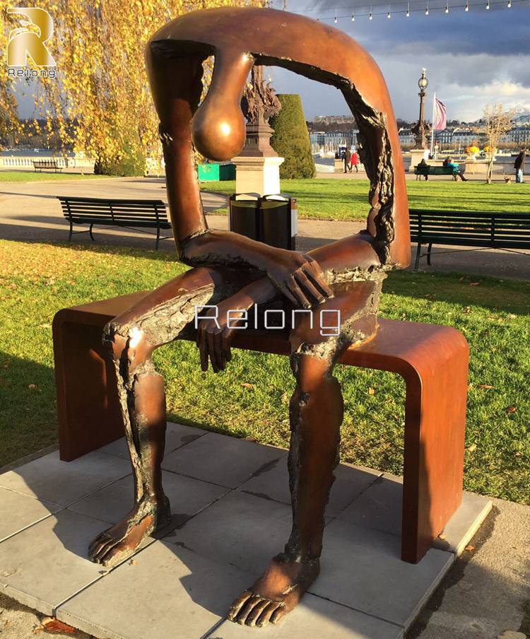 Bronze Melancholy Statue Replica - Relong Art Sculpture