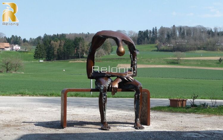 Bronze Melancholy Statue Replica - Relong Art Sculpture