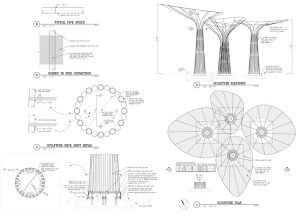 Large Stainless Steel Tree Sculpture - Relong Art Sculpture