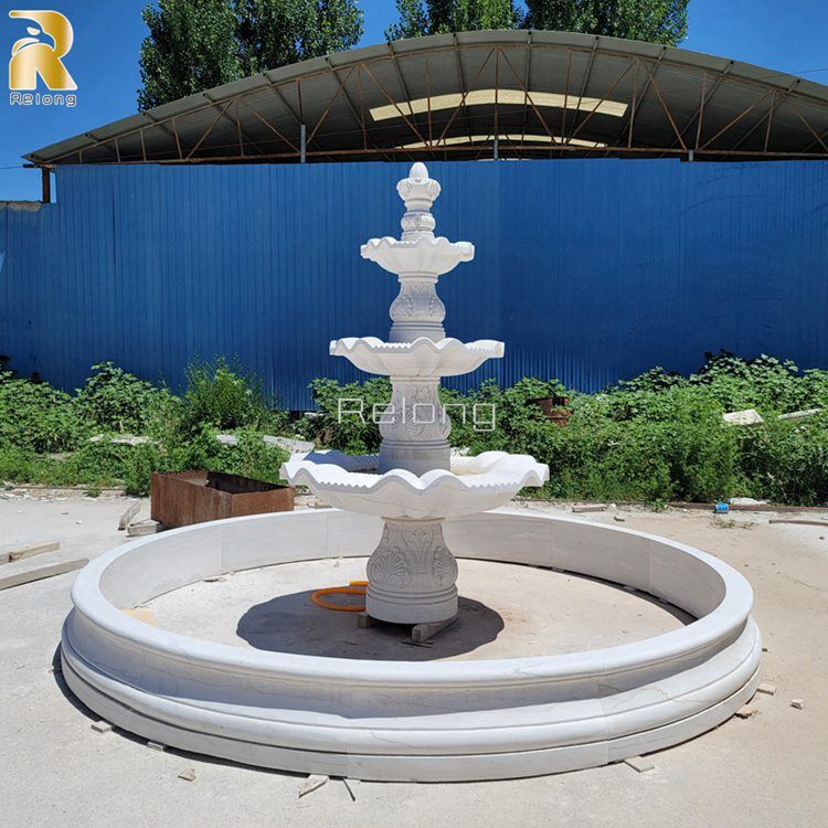 Small Size Marble Fountain for Garden - Relong Art Sculpture