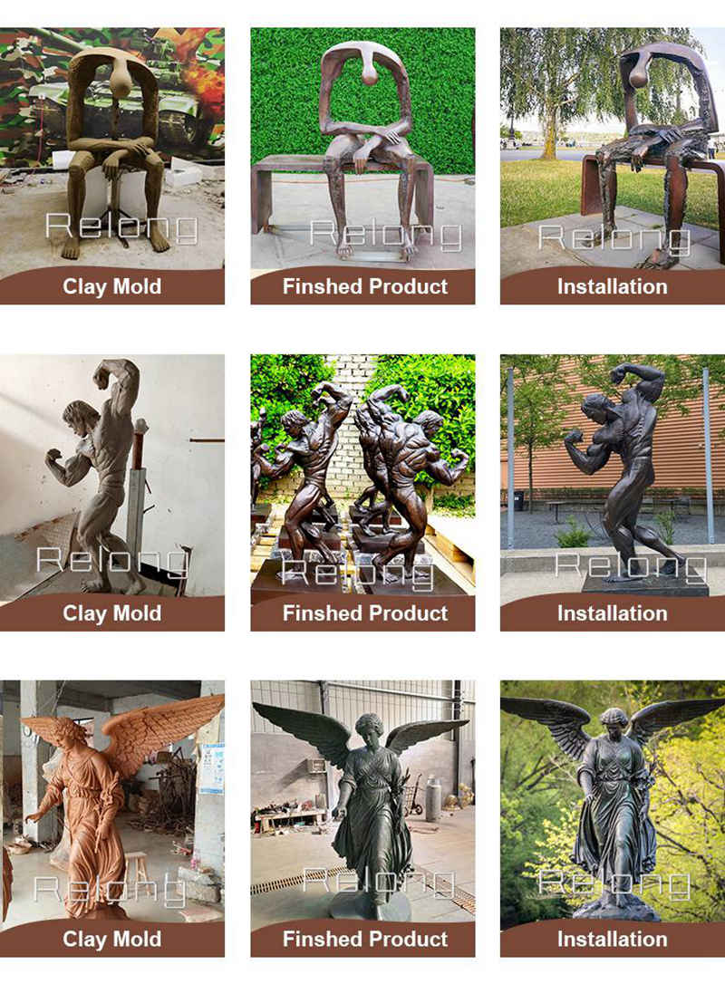 Bronze Melancholy Statue Replica - Relong Art Sculpture