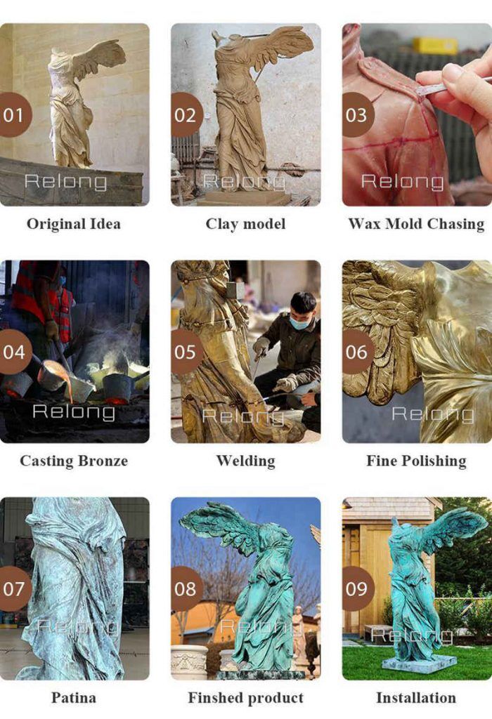 Bronze Melancholy Statue Replica - Relong Art Sculpture