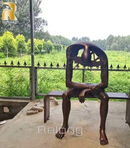 Bronze Melancholy Statue Replica - Relong Art Sculpture