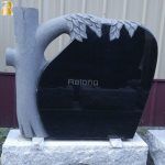 Granite Swan Headstones for Graves - Relong Art Sculpture