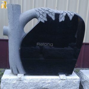 Granite Swan Headstones for Graves - Relong Art Sculpture