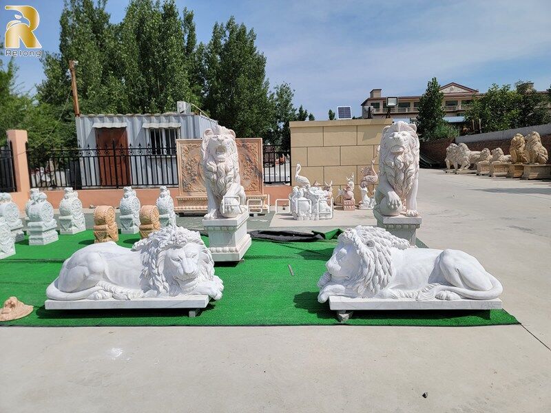 10 Stunning Marble lion Statues for Your Garden You Can Invest in ...