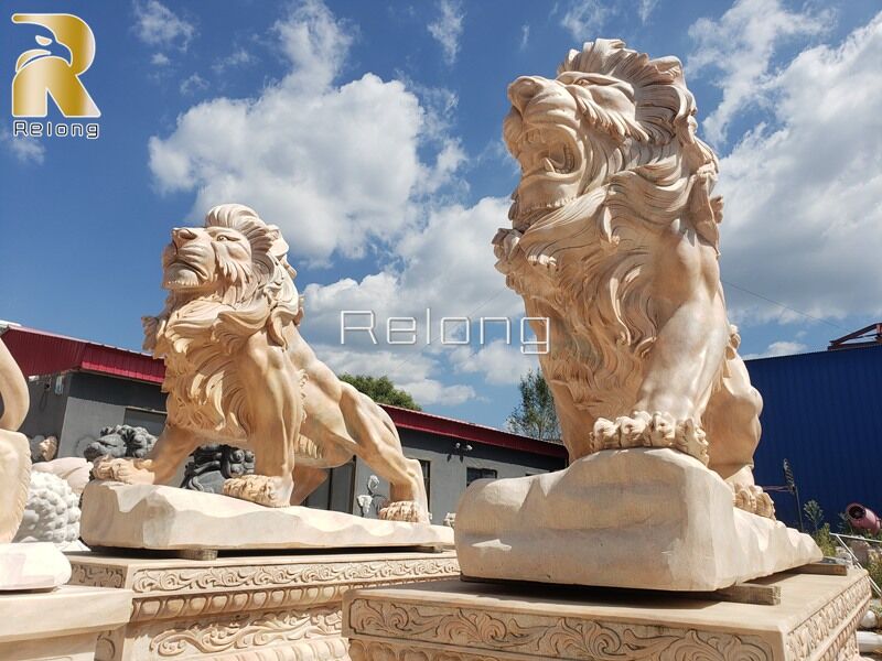 10 Stunning Marble lion Statues for Your Garden You Can Invest in ...