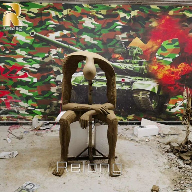 Bronze Melancholy Statue Replica - Relong Art Sculpture