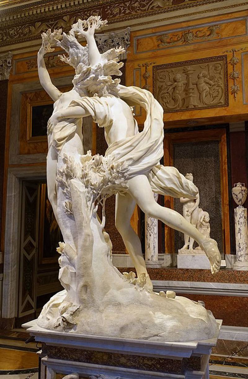 Apollo and Daphne Marble Statue Replica - Relong Art Sculpture