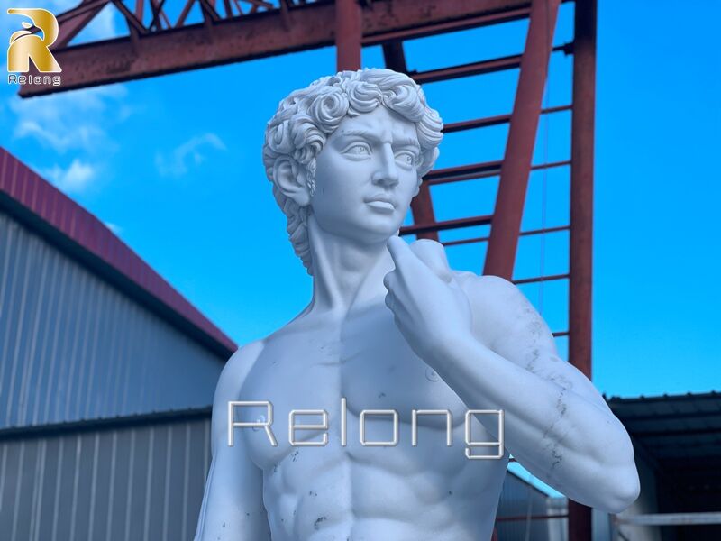 Life Size Marble Statue of David Replica for Sale - Relong Art Sculpture