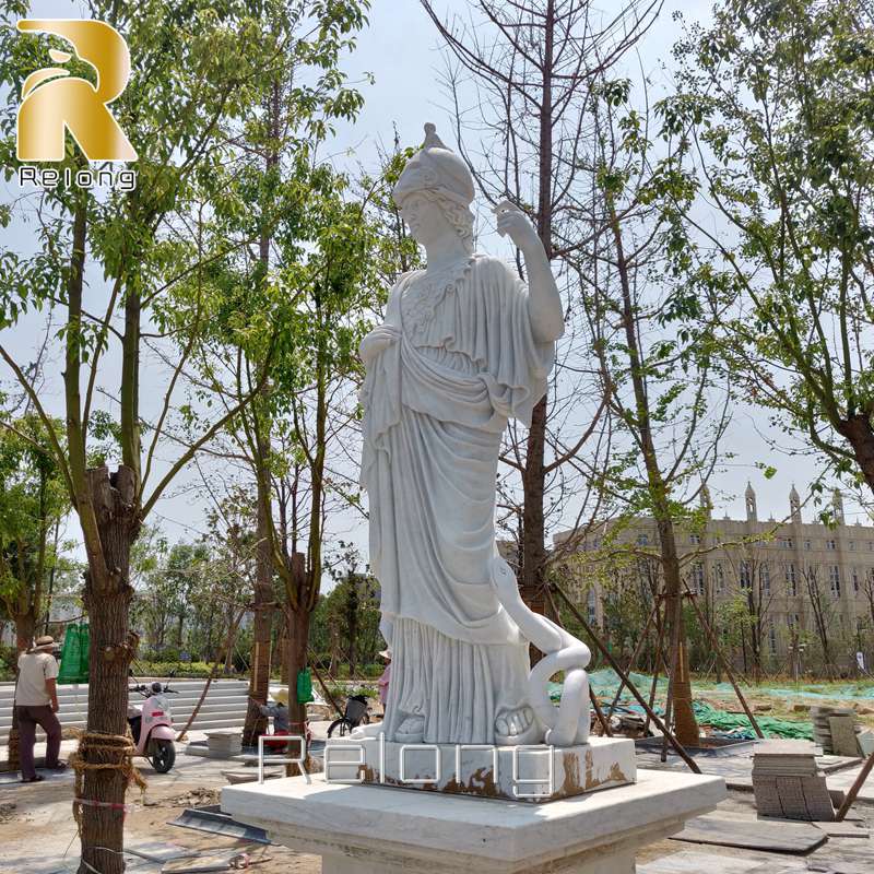 Life Size Greek Athena Marble Statue for Sale - Relong Art Sculpture