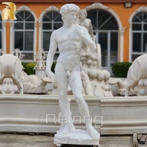 Life Size Marble Statue of David Replica for Sale - Relong Art Sculpture