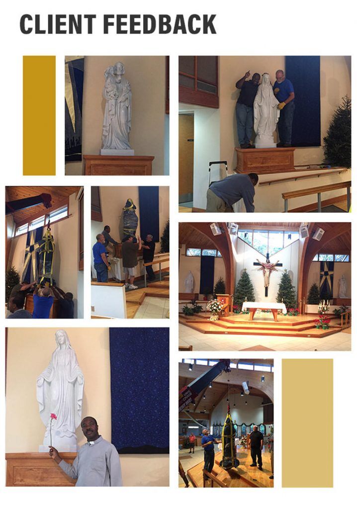 Marble 14 Stations of the Cross Statues - Relong Art Sculpture