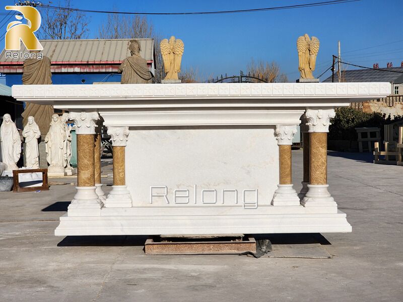 Catholic Marble Church Altar Table for Sale - Relong Art Sculpture