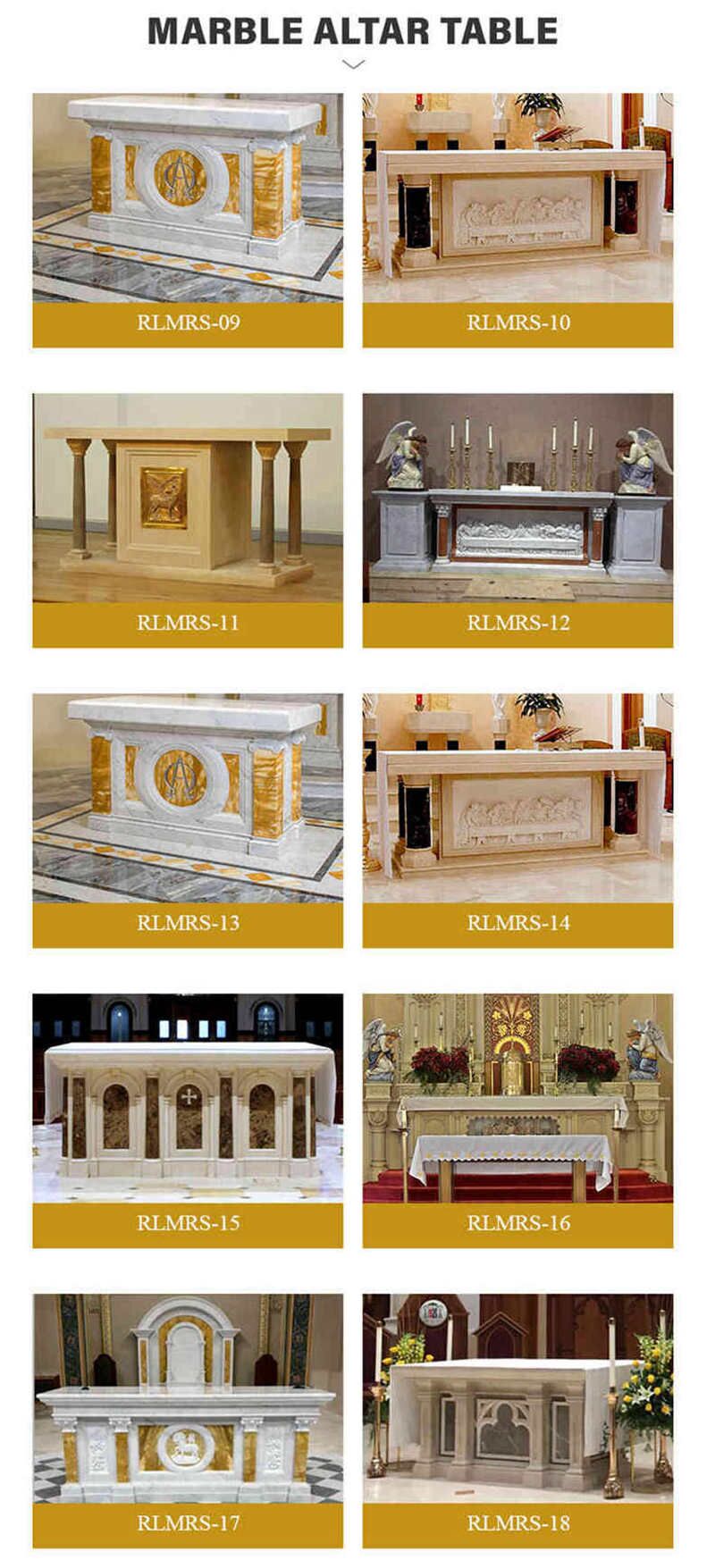 Catholic Marble Church Altar Table for Sale - Relong Art Sculpture
