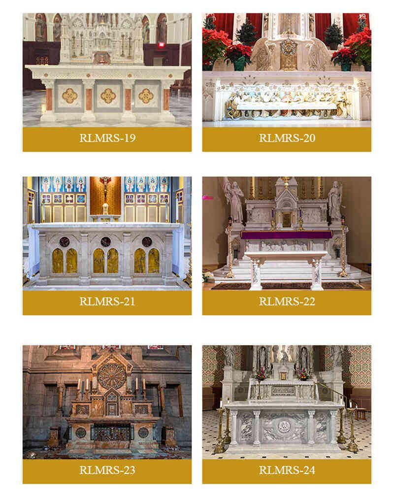 Catholic Marble Church Altar Table for Sale - Relong Art Sculpture