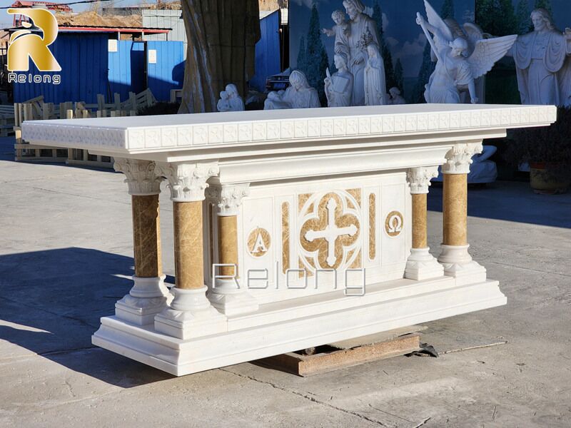 Catholic Marble Church Altar Table for Sale - Relong Art Sculpture