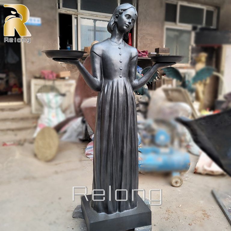 Savannah Bird Girl Bronze Statue Replica for Sale - Relong Art Sculpture