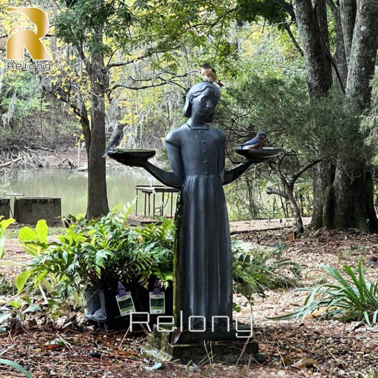 Savannah Bird Girl Bronze Statue Replica for Sale - Relong Art Sculpture
