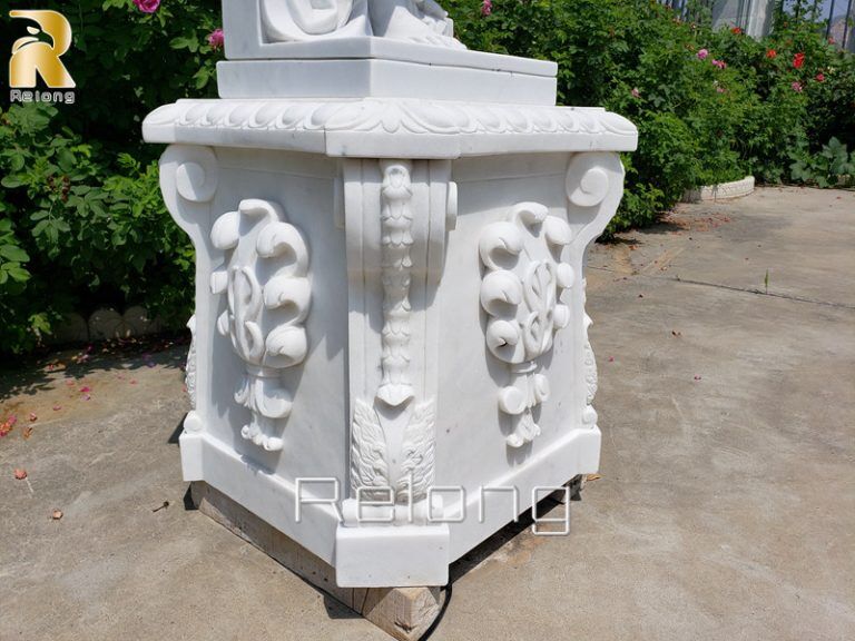 Marble Lady Statue Lamp Wholesale - Relong Art Sculpture