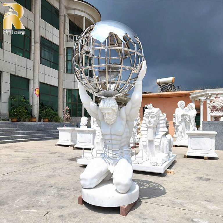 Life Size Marble Farnese Atlas Statue - Relong Art Sculpture