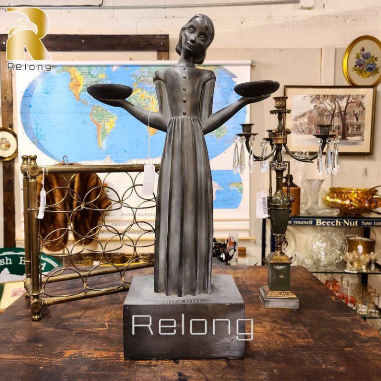 Savannah Bird Girl Bronze Statue Replica for Sale - Relong Art Sculpture