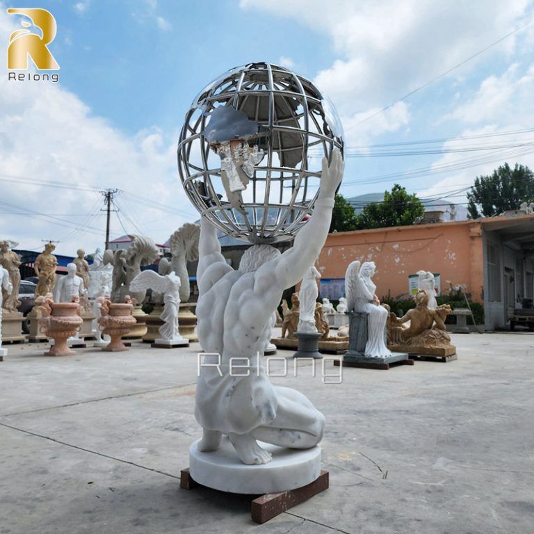 Life Size Marble Farnese Atlas Statue - Relong Art Sculpture