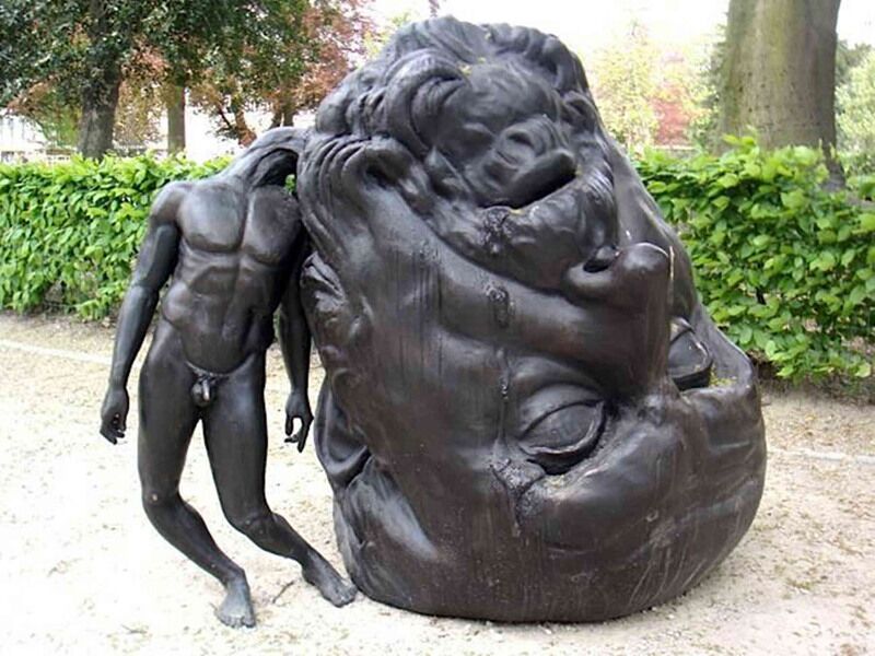 Bronze Thomas Lerooy Big Head Sculpture Replica - Relong Art Sculpture