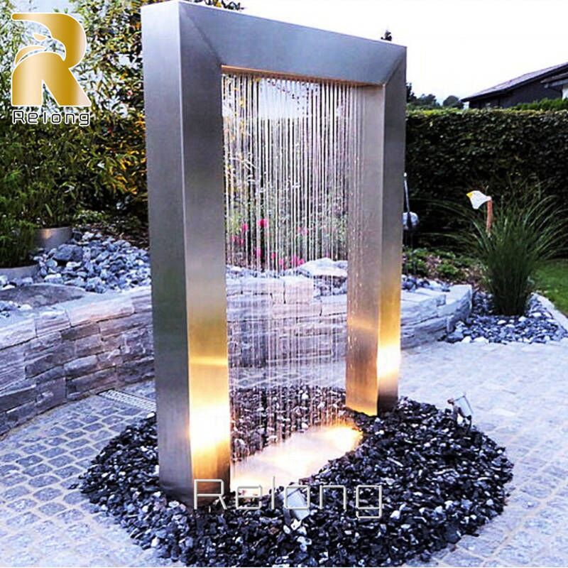 Hot Sale Outdoor Stainless Steel Rain Curtain Fountain - Relong Art ...