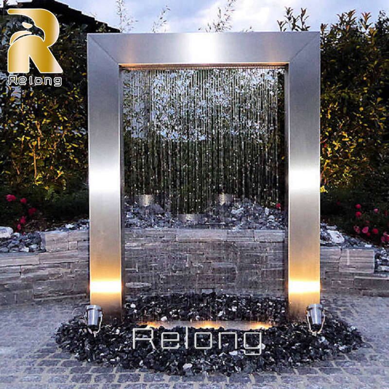 Hot Sale Outdoor Stainless Steel Rain Curtain Fountain - Relong Art ...