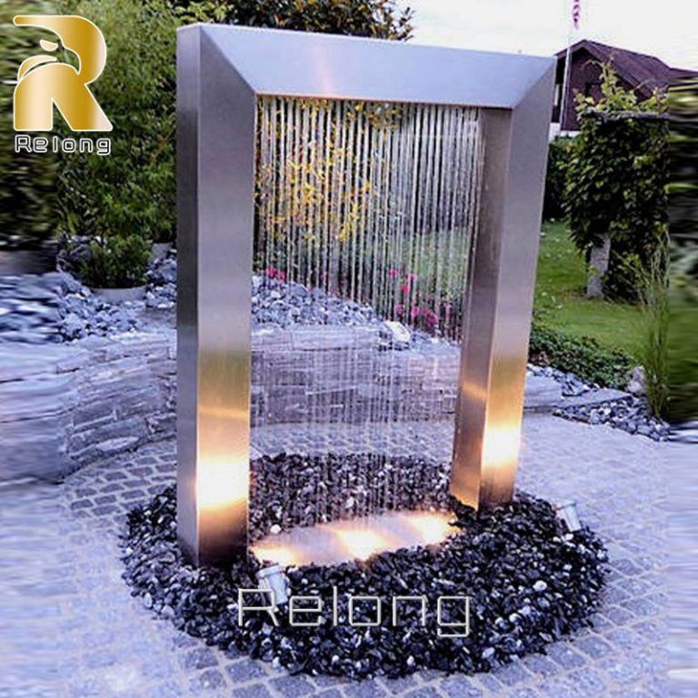 Hot Sale Outdoor Stainless Steel Rain Curtain Fountain - Relong Art ...