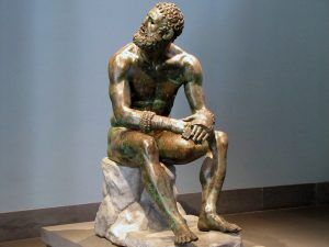 Famous Greek Bronze The Boxer at Rest Statue Replica for Sale - Relong ...