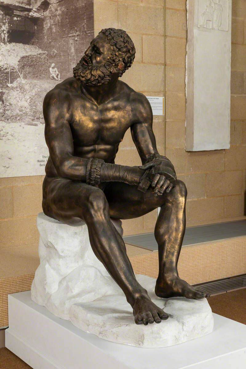 Famous Greek Bronze The Boxer at Rest Statue Replica for Sale - Relong Art Sculpture