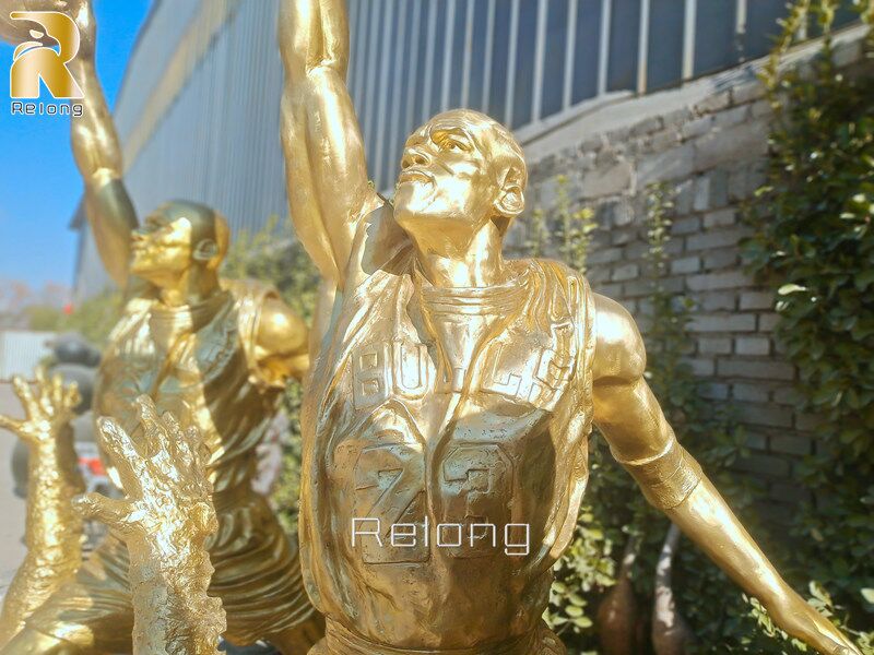 Custom Famous Bronze Michael Jordan Statue for Sale - Relong Art Sculpture