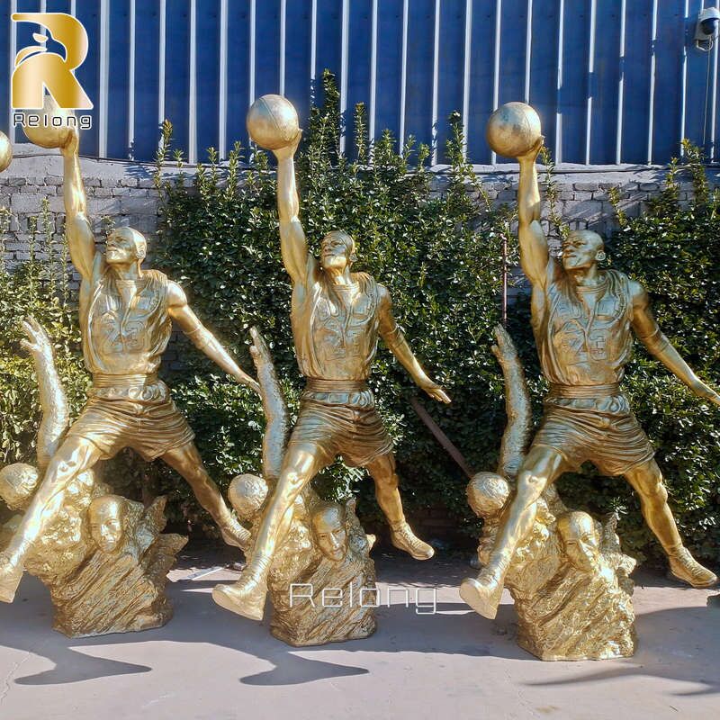 Custom Famous Bronze Michael Jordan Statue for Sale - Relong Art Sculpture