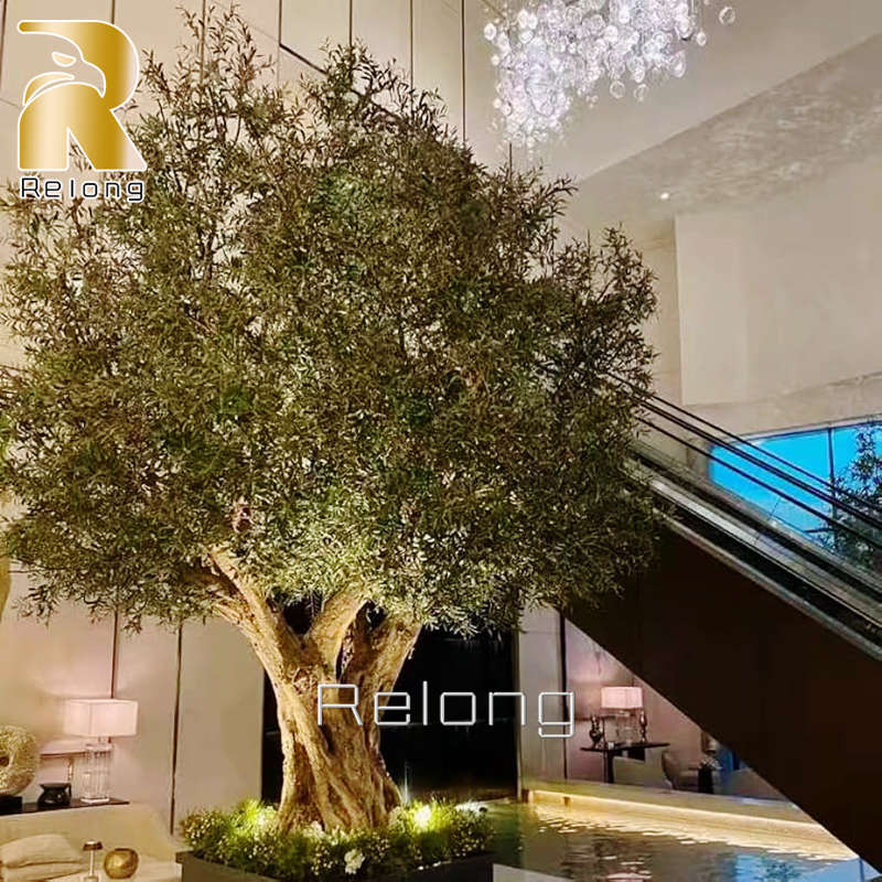 Custom Large Fiberglass Tree Sculpture for Sale - Relong Art Sculpture