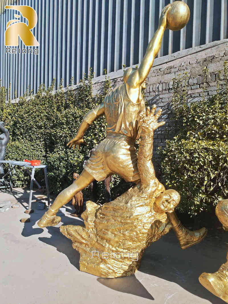 Custom Famous Bronze Michael Jordan Statue for Sale - Relong Art Sculpture