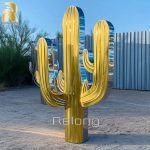 Large Outdoor Metal Cactus Sculptures - Relong Art Sculpture