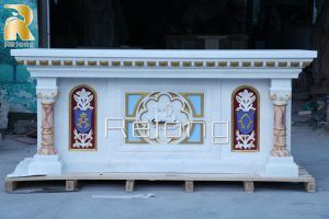 New Design Catholic Marble Church Altar Table for Sale - Relong Art Sculpture