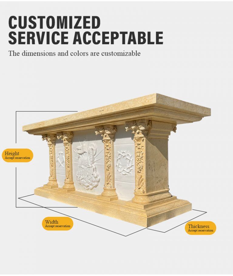 New Design Catholic Marble Church Altar Table for Sale - Relong Art ...