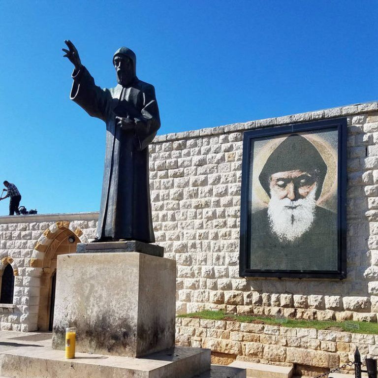Famous Life Size Bronze Religious St. Charbel Statue for Sale - Relong ...