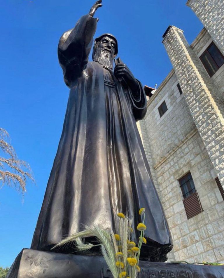 Famous Life Size Bronze Religious St. Charbel Statue for Sale - Relong ...