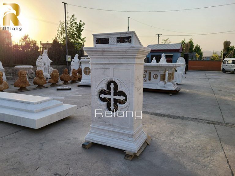Customized Modern Catholic Marble Church Podium for Sale - Relong Art ...