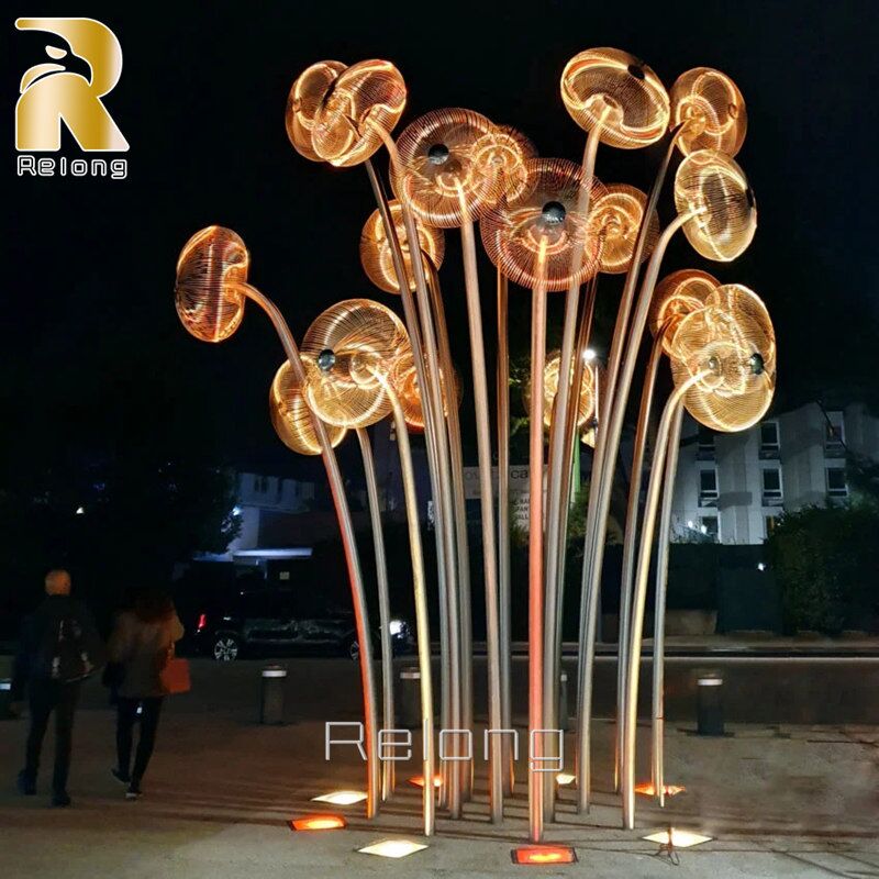 Outdoor Large Metal Steel Tree Sculpture for Public Decor - Relong Art ...