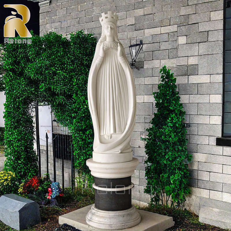 Marble Our Lady of Knock Outdoor Statue - Relong Art Sculpture