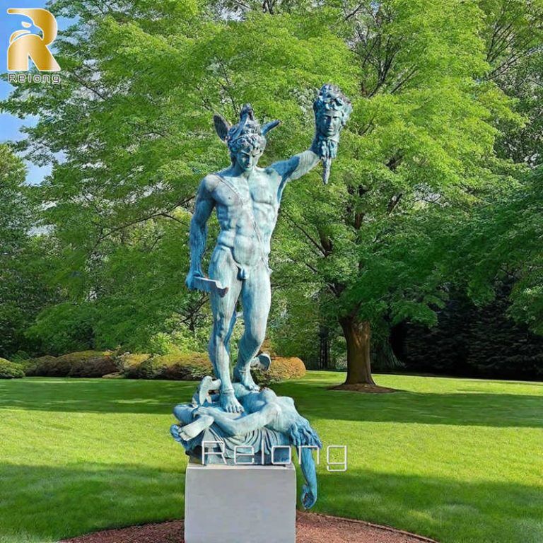 Greek Perseus Slaying Medusa Bronze Statue - Relong Art Sculpture